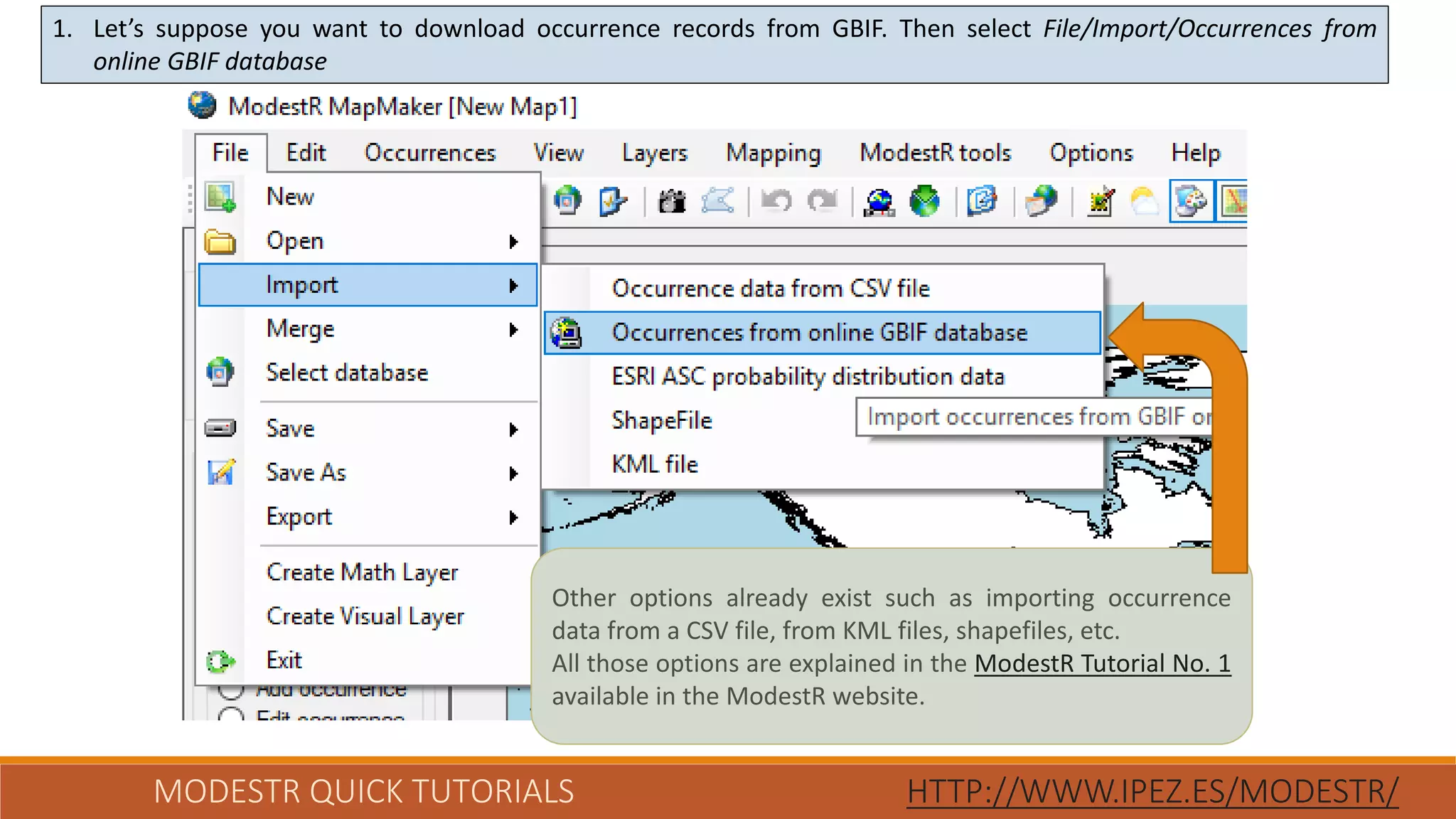 15. Locating species occupied river basins with ModestR (Version ...