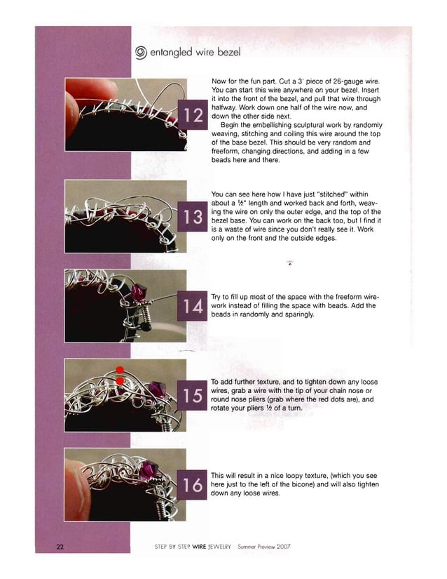 Step by step_wire_jewelry_vol.3_no.2_2007 | PDF
