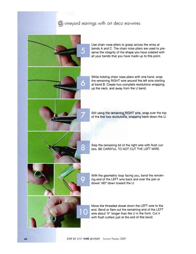 Step by step_wire_jewelry_vol.3_no.2_2007 | PDF