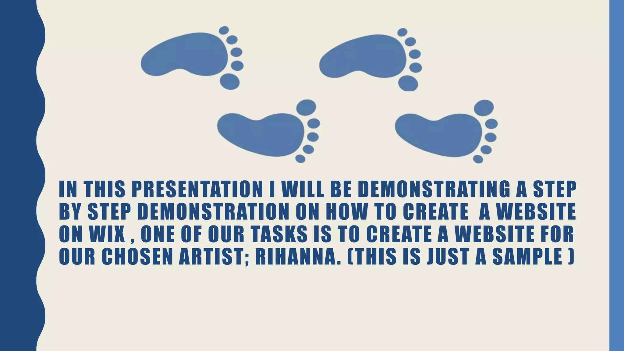 Step by step wix | PPT