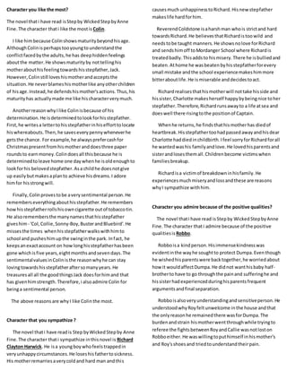 Step by Wicked Step | DOCX