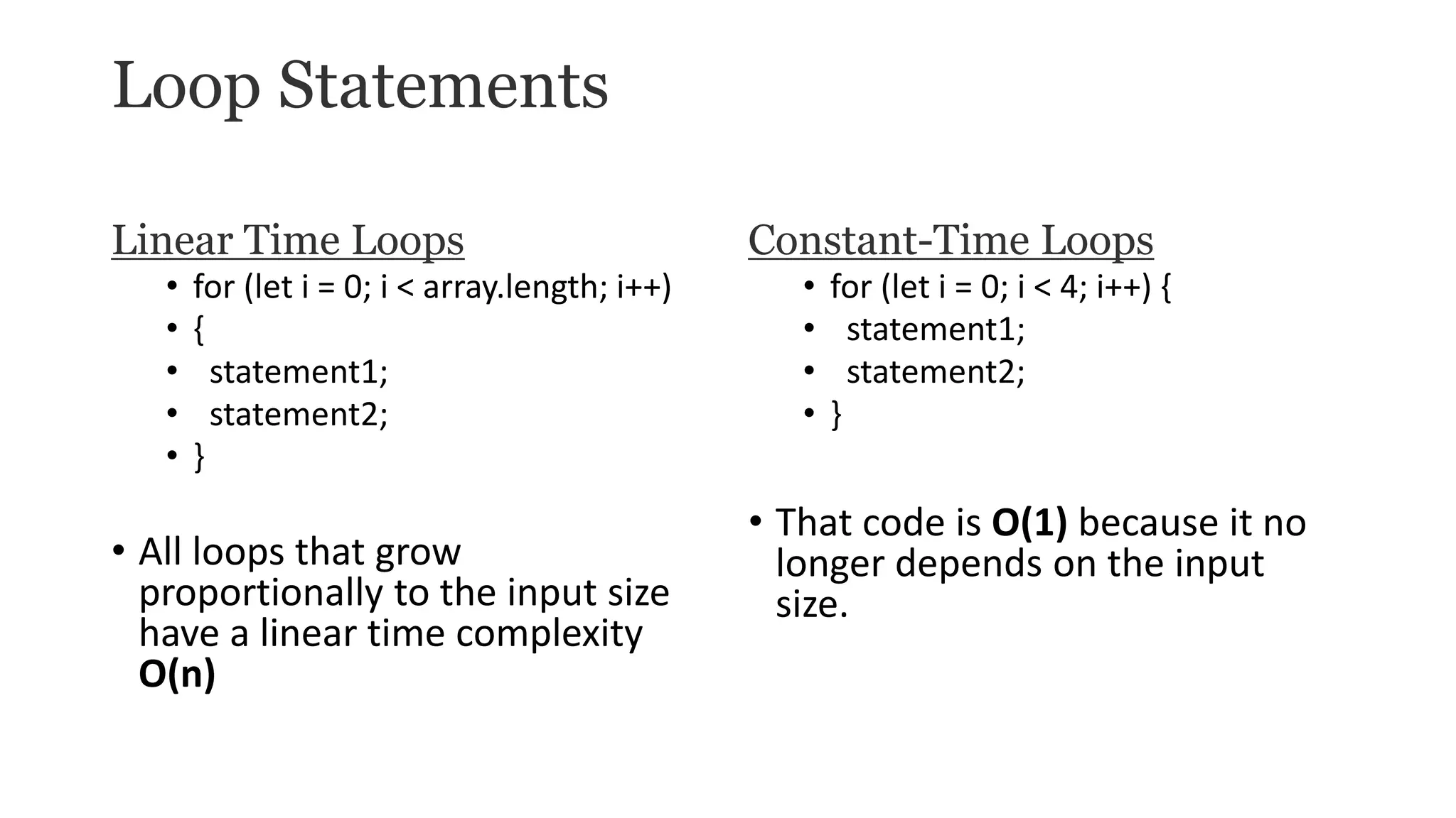 Step Count Method For Time Complexity Analysis Pptx