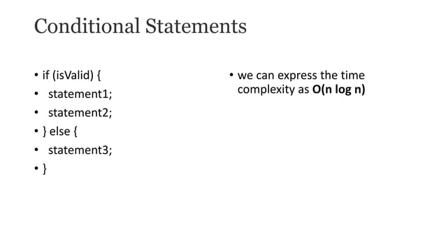 Step Count Method For Time Complexity Analysis Pptx