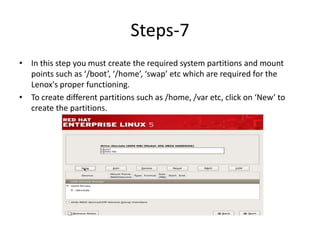 installing linux server | PPT