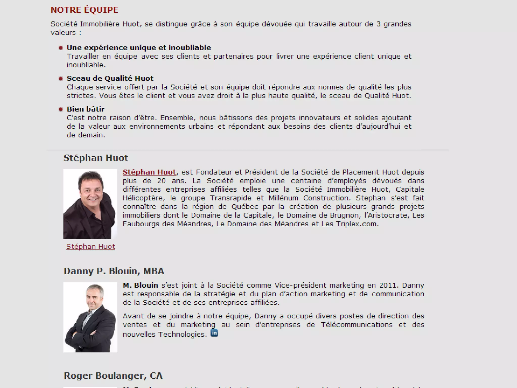 Stephan Huot - Equipe Sihuot | PDF