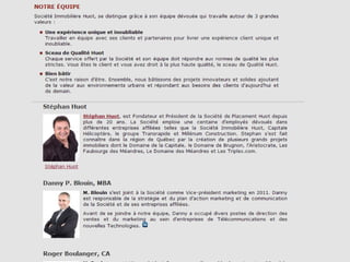 Stephan Huot - Equipe Sihuot | PDF