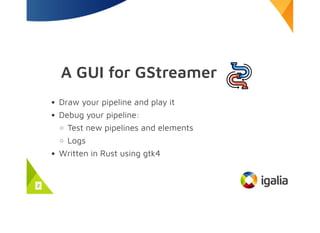 GstPipelineStudio, what's new ? | PDF