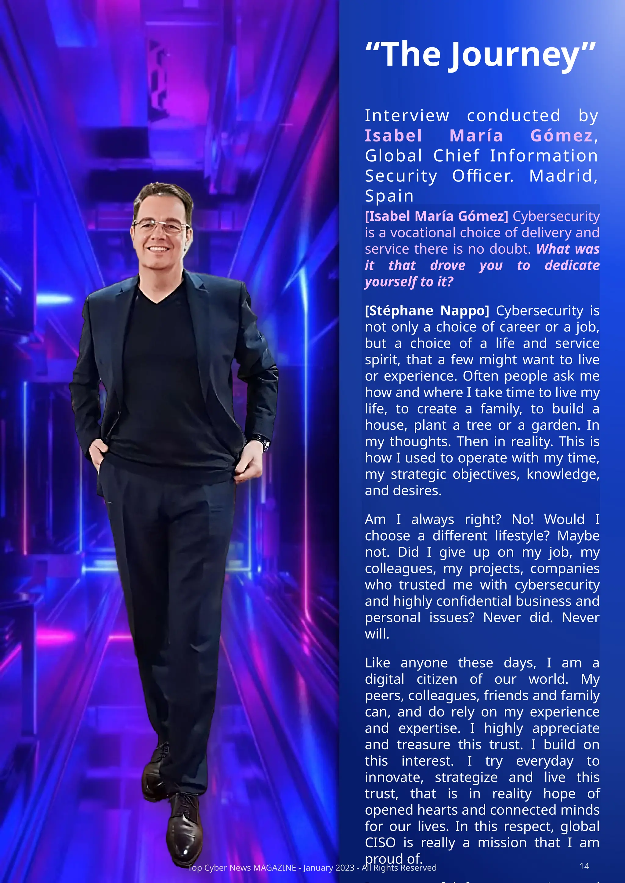 Stephane Nappo. Top Cyber News MAGAZINE January 2023 | PPTX