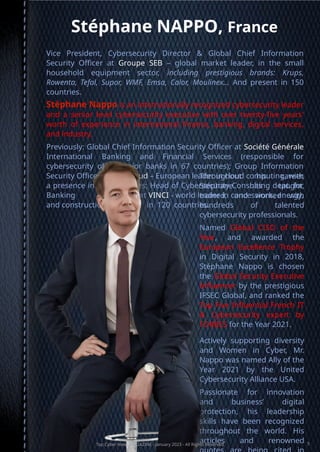 Stephane Nappo. Top Cyber News MAGAZINE January 2023 | PPTX