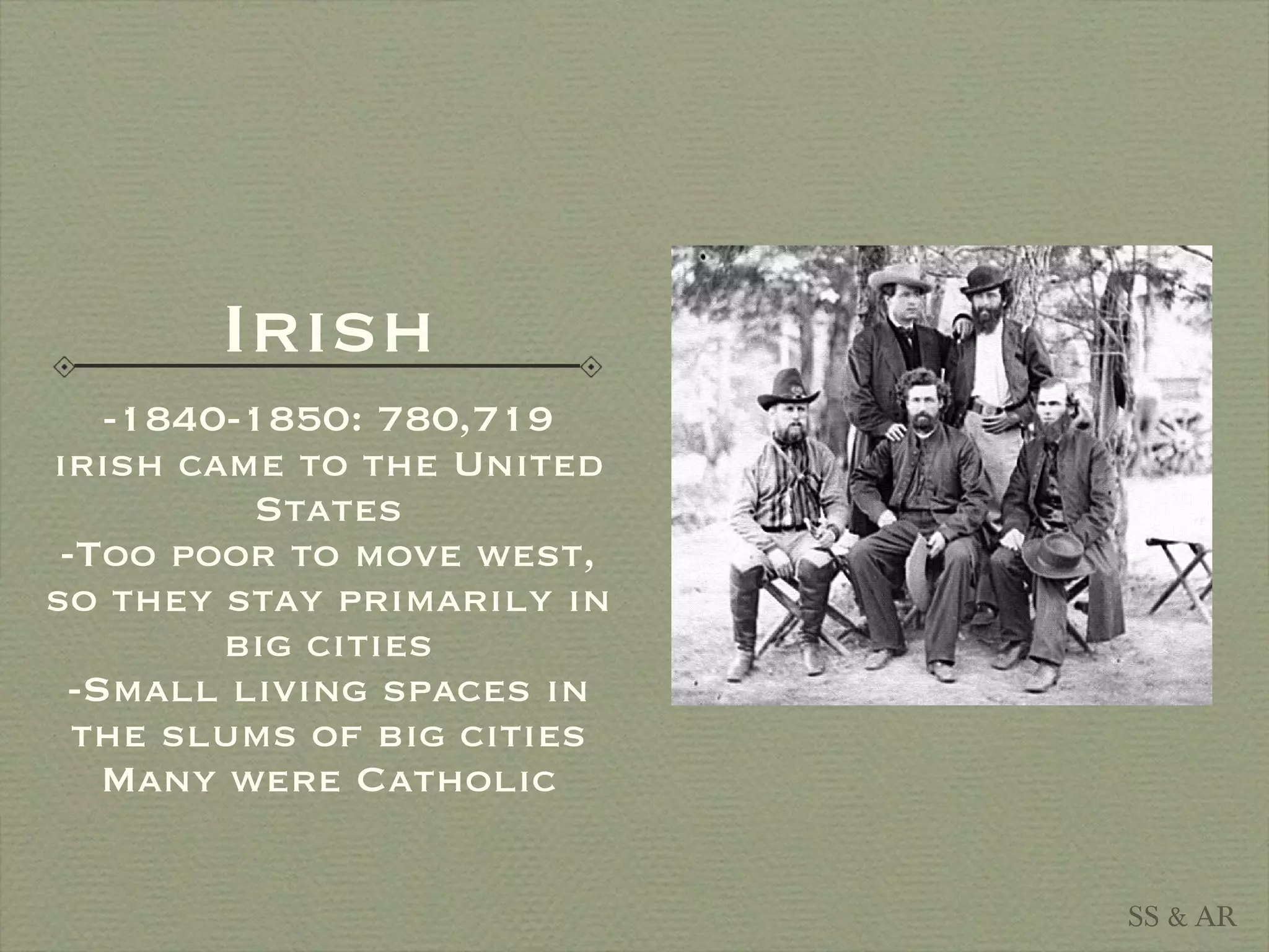2011 AP US PP - 1800 - 1850 Immigration | PPT