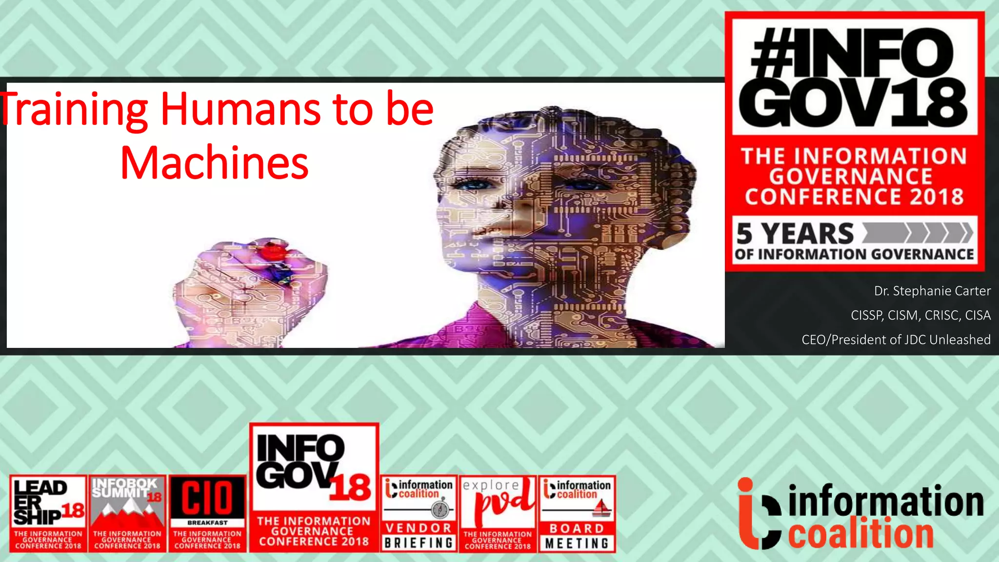 Dr. Stephanie Carter - Training Humans To Be Machines | PPTX | Resume ...