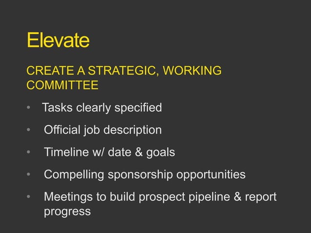 Fundraising: Cultive, Motivate & Elevate | PPT