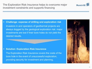 Risk Mitigation Solution for Geothermal Projects –Way to support ...