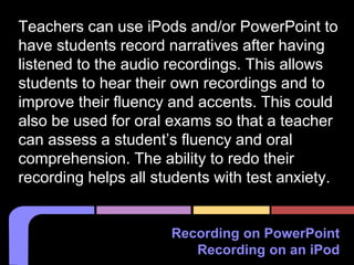Assistive Technology for World Languages 1 | PPT