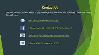 Roles and Responsibility of Construction Consultant | Stephen Rayment ...