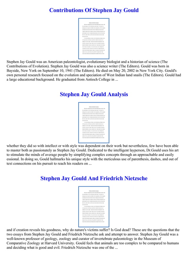 Stephen-Jay-Gould | PDF