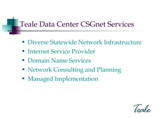 Stephen P. Teale Data Center | PPT