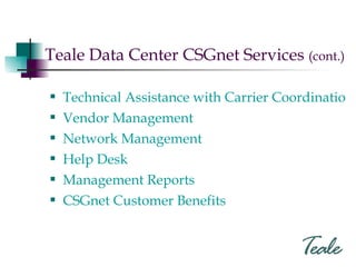Stephen P. Teale Data Center | PPT