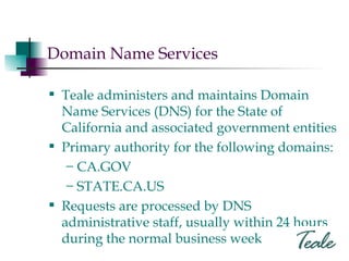 Stephen P. Teale Data Center | PPT