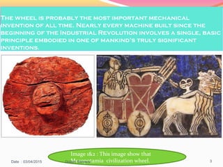 The revolutionary invention of the wheel | PPT