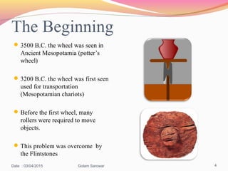The revolutionary invention of the wheel | PPT