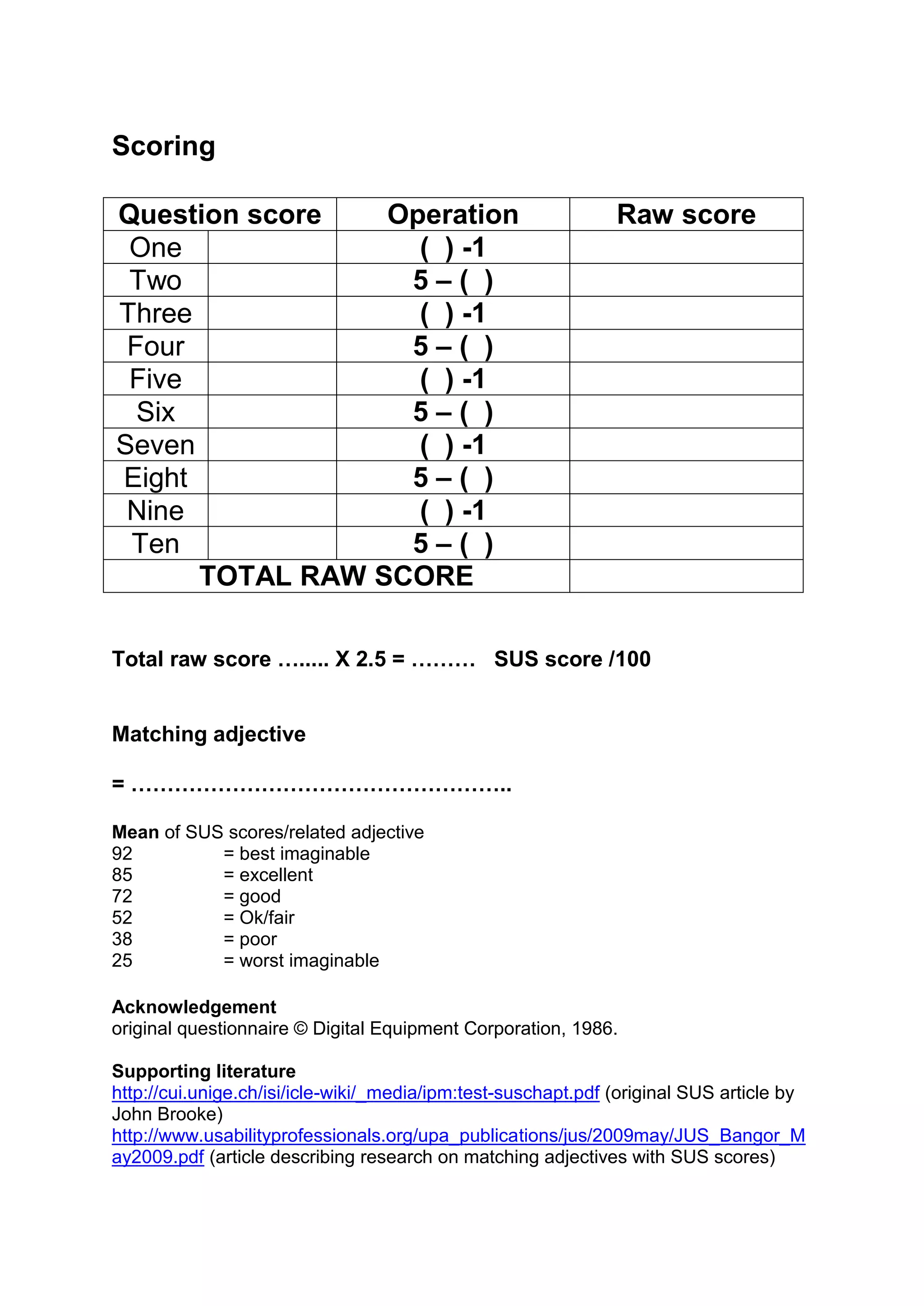 Stephen Bright 2014 - Sus_usability_survey handout with link | PDF