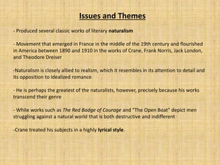 Stephen crane (1) | PPTX