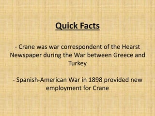 Stephen crane (1) | PPTX