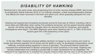 Stephen hawking biography | PPT