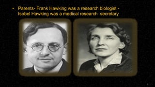Stephen hawking power point presentation | PPTX
