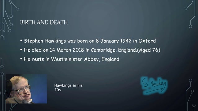Stephen hawkings | PPTX | Physics | Science