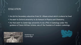 Stephen hawkings | PPTX
