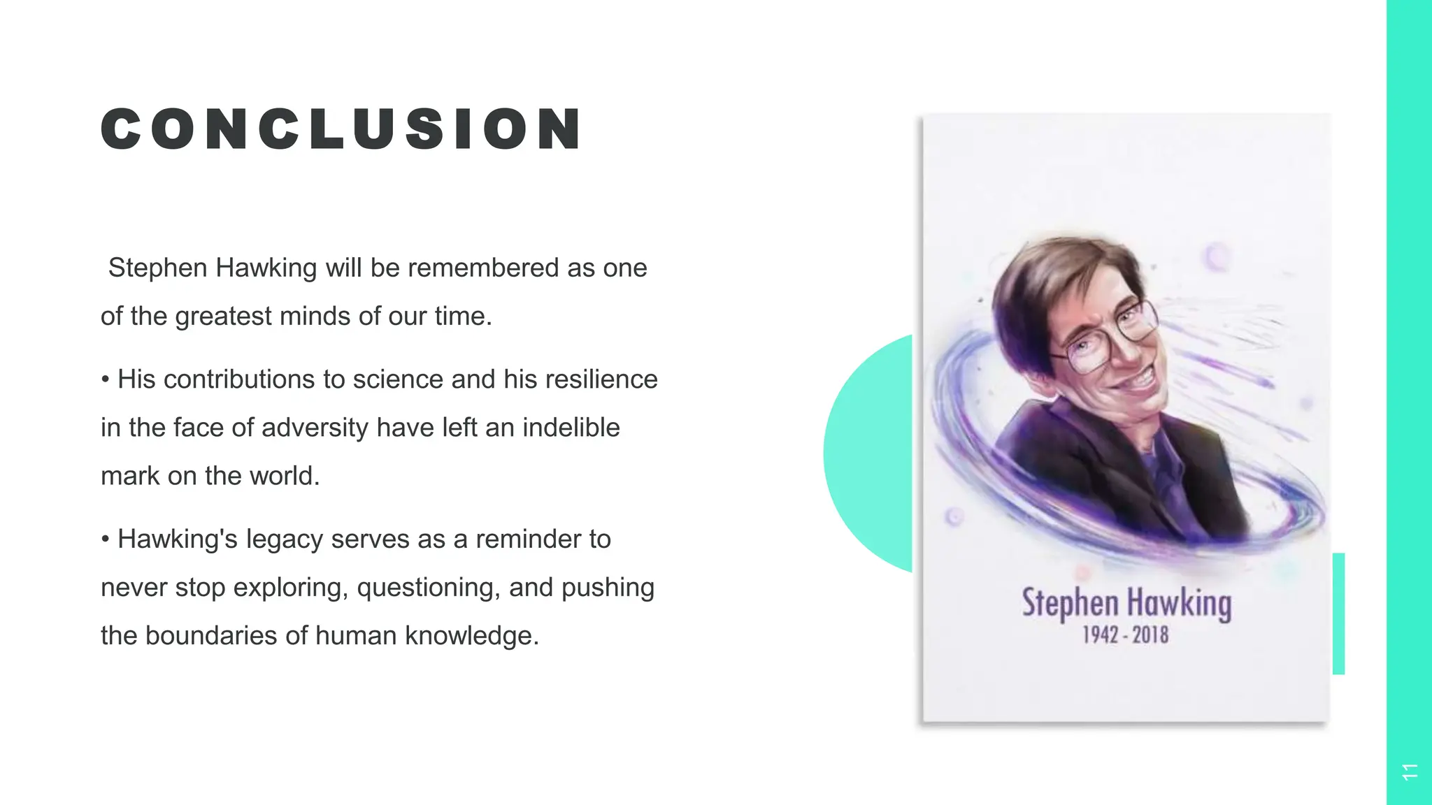 Stephen Hawkins.pptx. it's tha biography of Stephen Hawking | PPTX