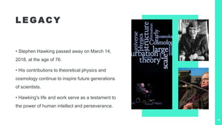 Stephen Hawkins.pptx. it's tha biography of Stephen Hawking | PPTX ...