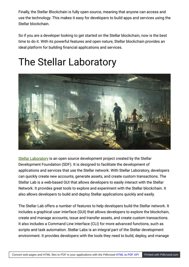 Just starting to learn about the Stellar? | PDF
