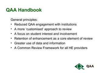 Stephen Jackson QAA | PPT