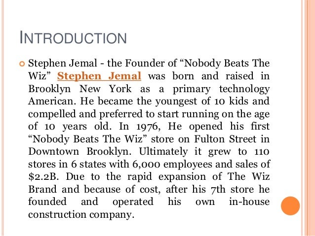 Stephen jemal - Bio | PPTX | Retail Property | Real Estate