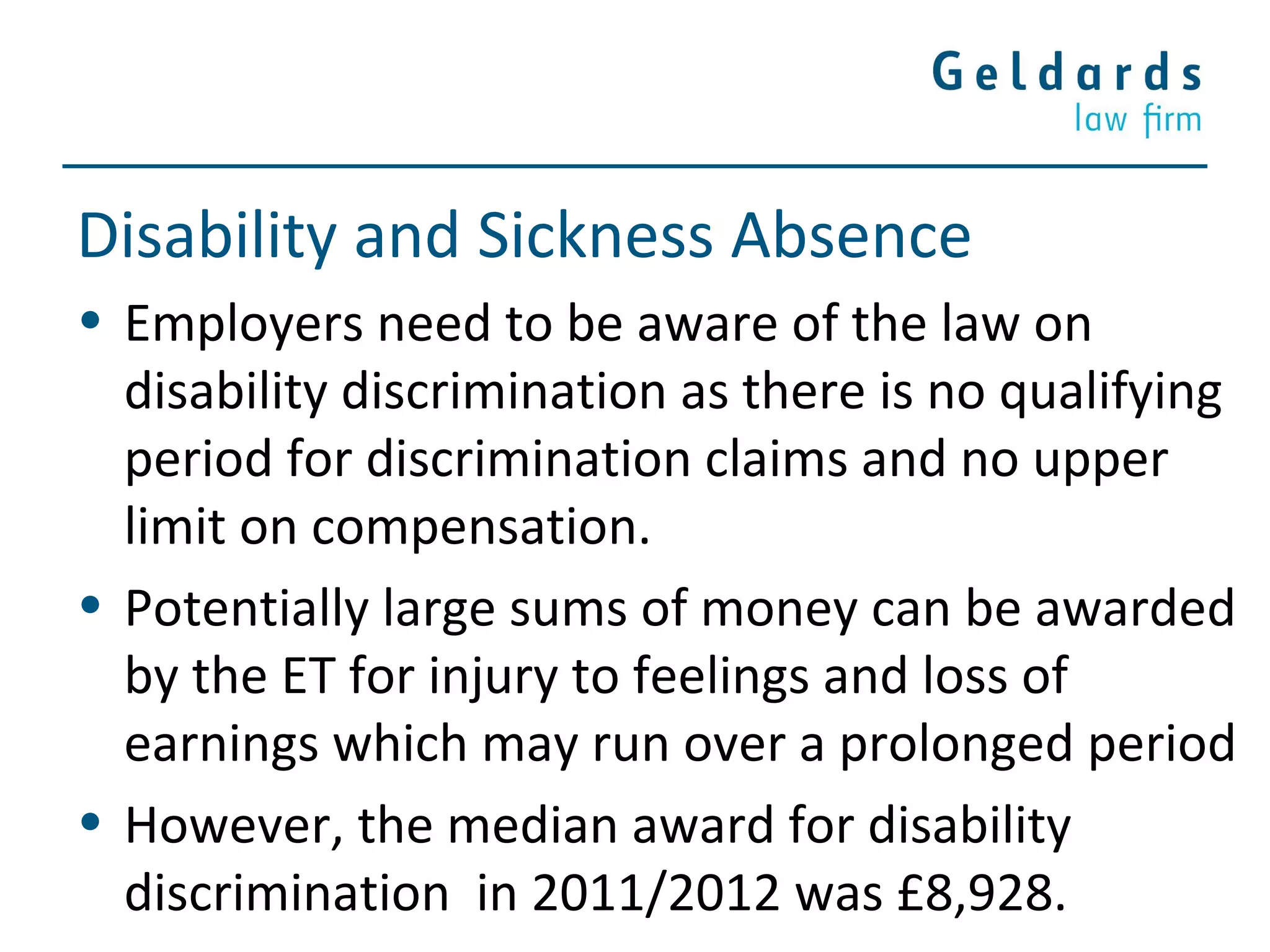 Managing sickness absence | PPT