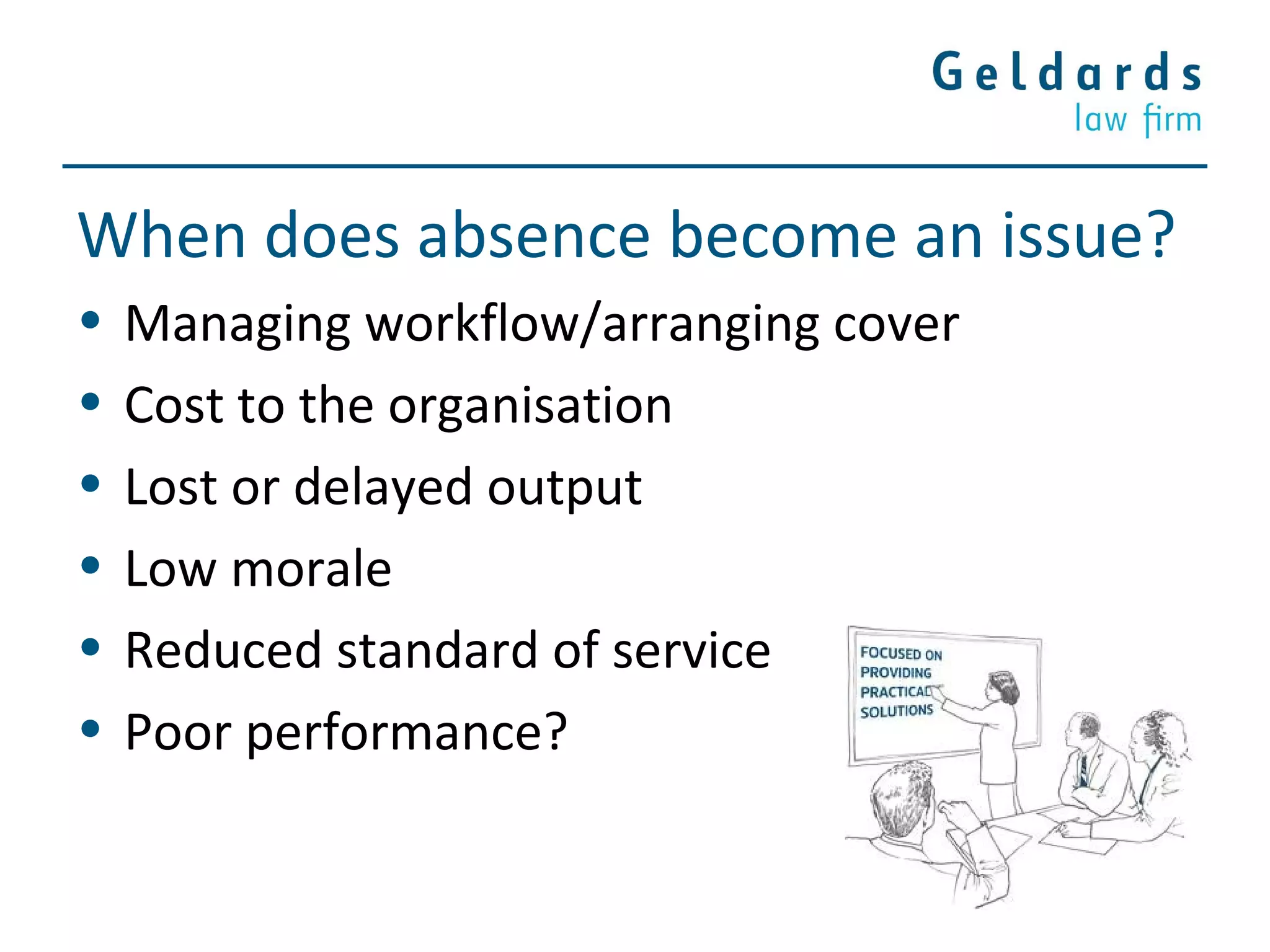 Managing sickness absence | PPT