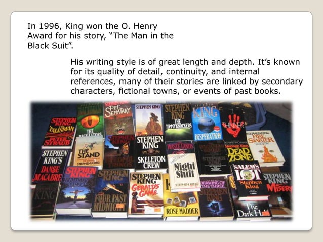 Stephen king | PPTX