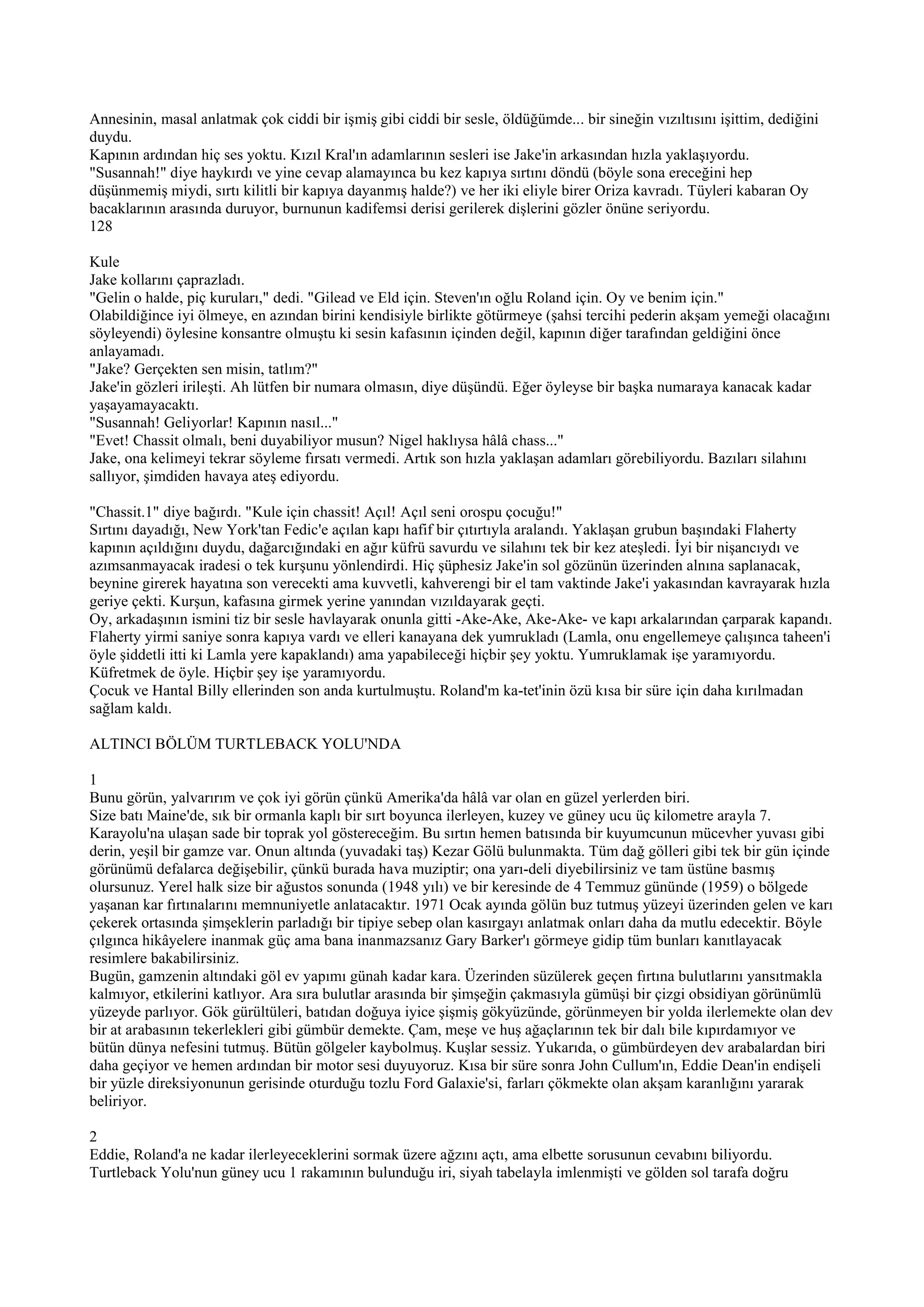 Stephen King Kara Kule Cilt7 Kule | PDF