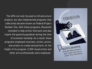 History of the Labor Movement: The WPA | PDF