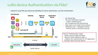 Using FIDO Authenticator for IoT Devices | PPT
