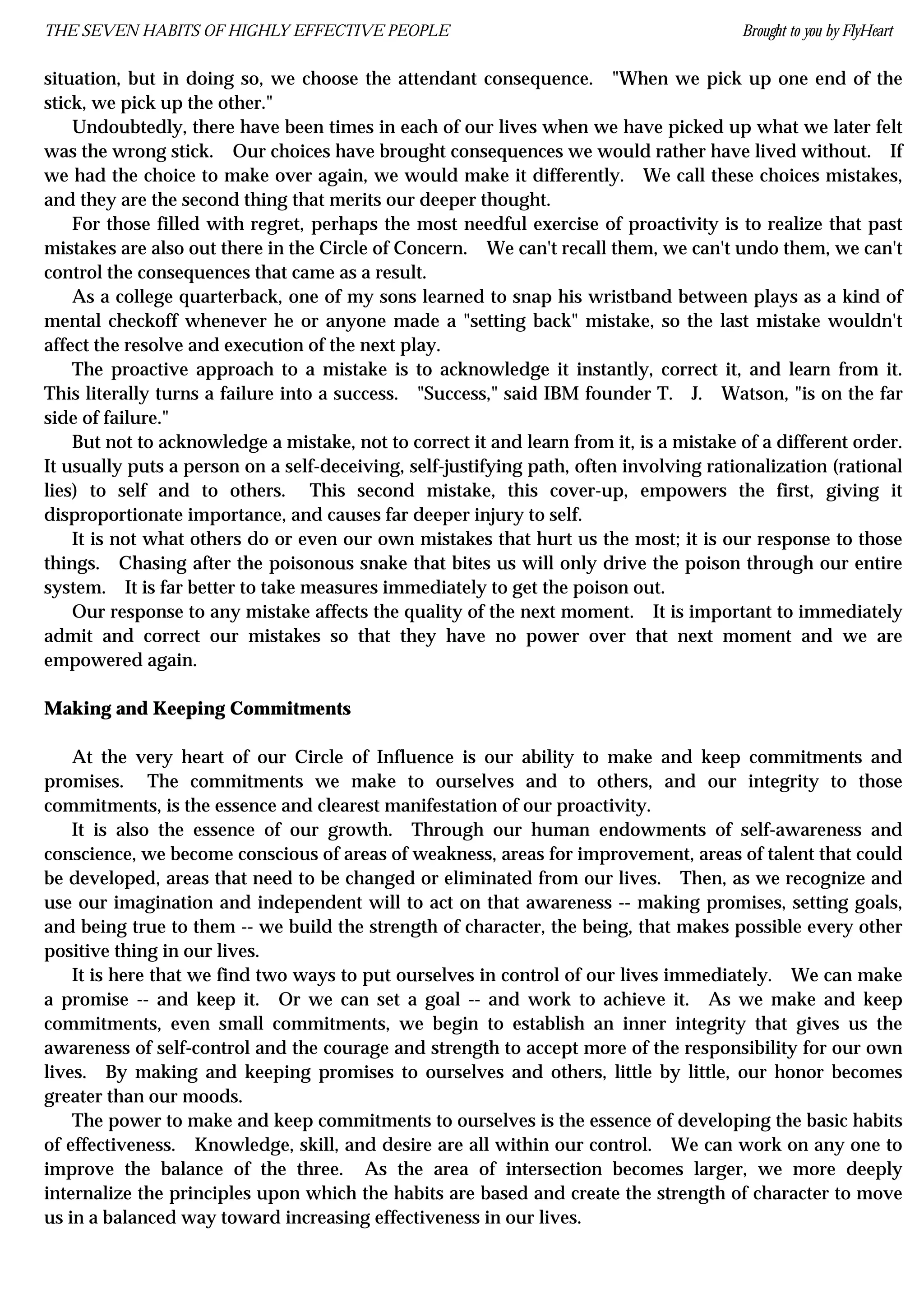 Stephen R Covey The 7 Habits Of Highly Eff People | PDF | Business ...