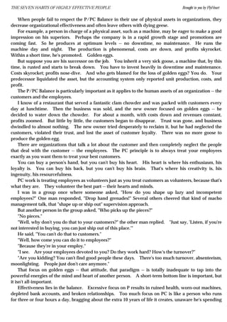 Stephen R Covey The 7 Habits Of Highly Eff People | PDF
