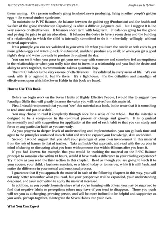 Stephen R Covey The 7 Habits Of Highly Eff People | PDF