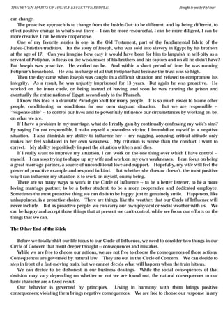 Stephen R Covey The 7 Habits Of Highly Eff People | PDF
