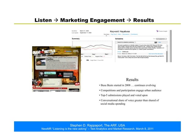 Stephen rappaport listening - 2011 | PPT