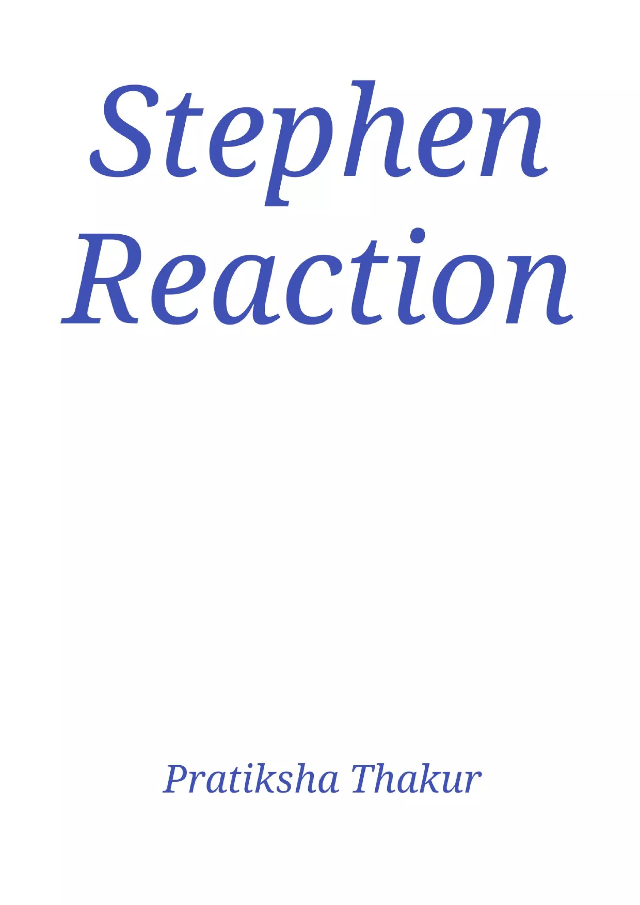 Stephen Reaction | PDF