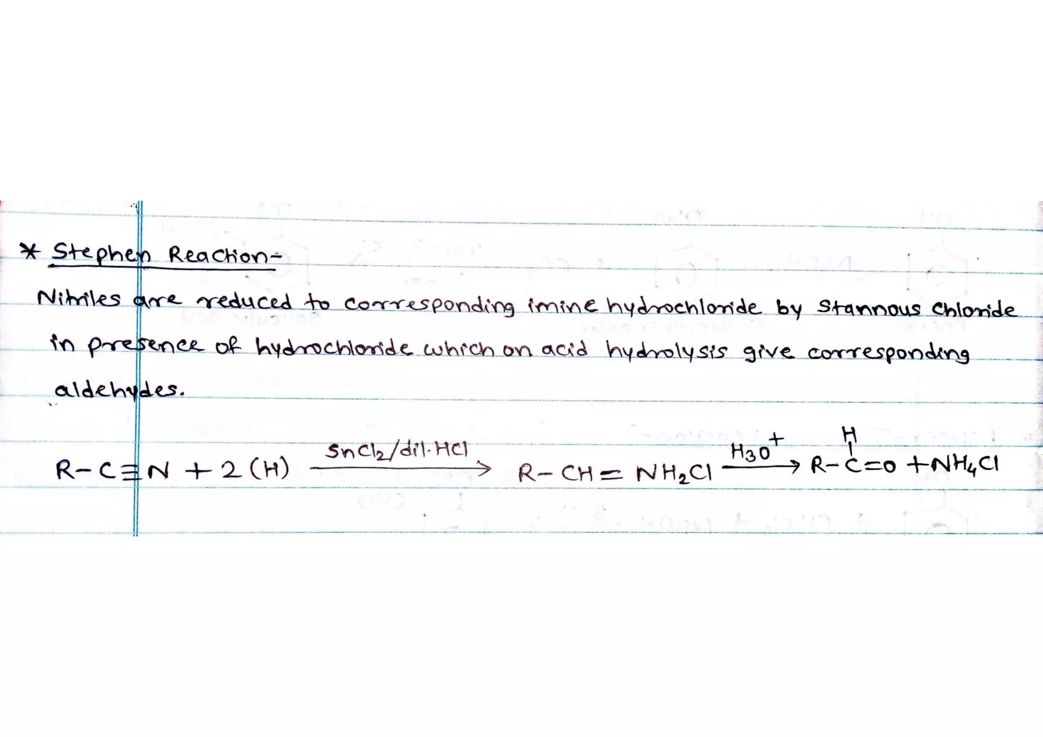 Stephen Reaction | PDF